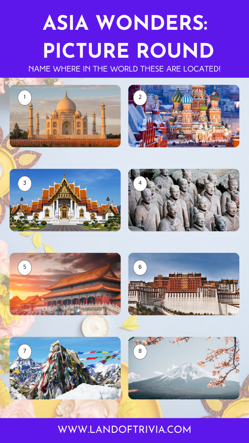 100 Asia Trivia Questions To Spark Wanderlust (Multiple Choice ...