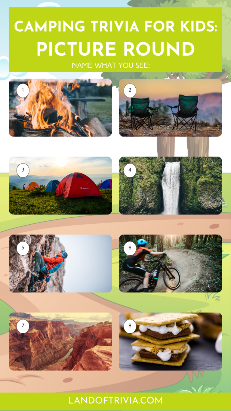 65 Camping Trivia Questions For Kids (With Picture Round) - Land of Trivia