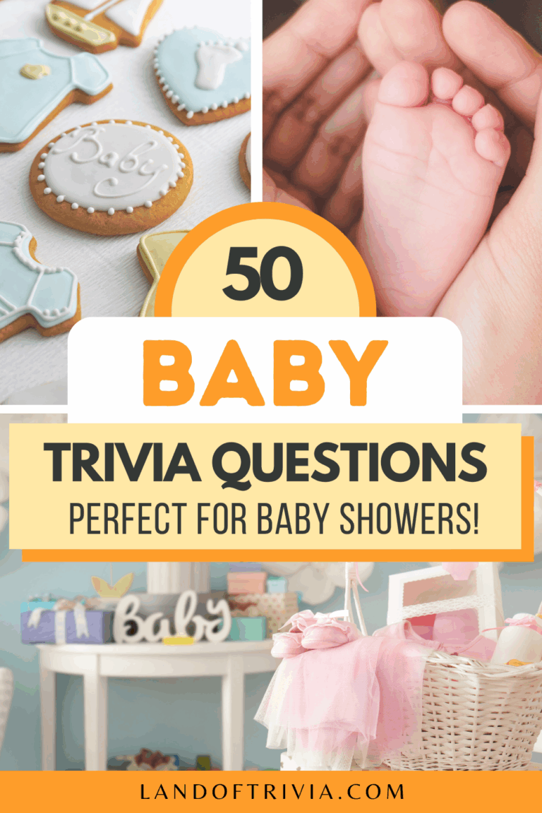 Baby Shower Trivia: 50 Fun Questions All About Babies! - Land of Trivia